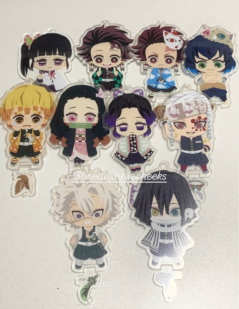 Demon Slayer Moving Eyes Mitsumete Acrylic Charm with Stand Eye ...