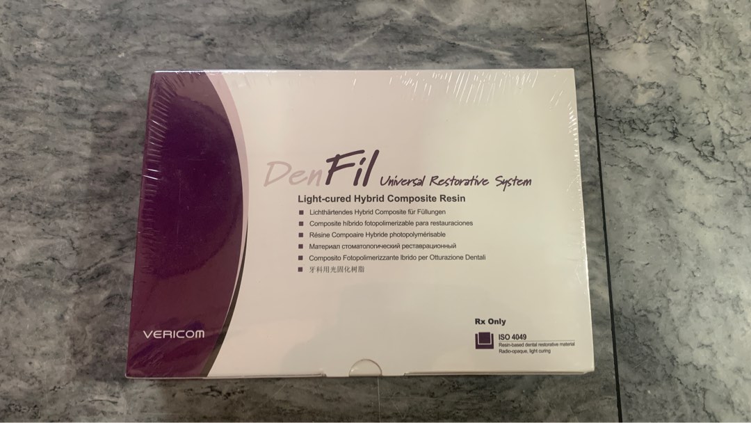 Dental Denfil Universal Restorative System light cured hybrid composite ...