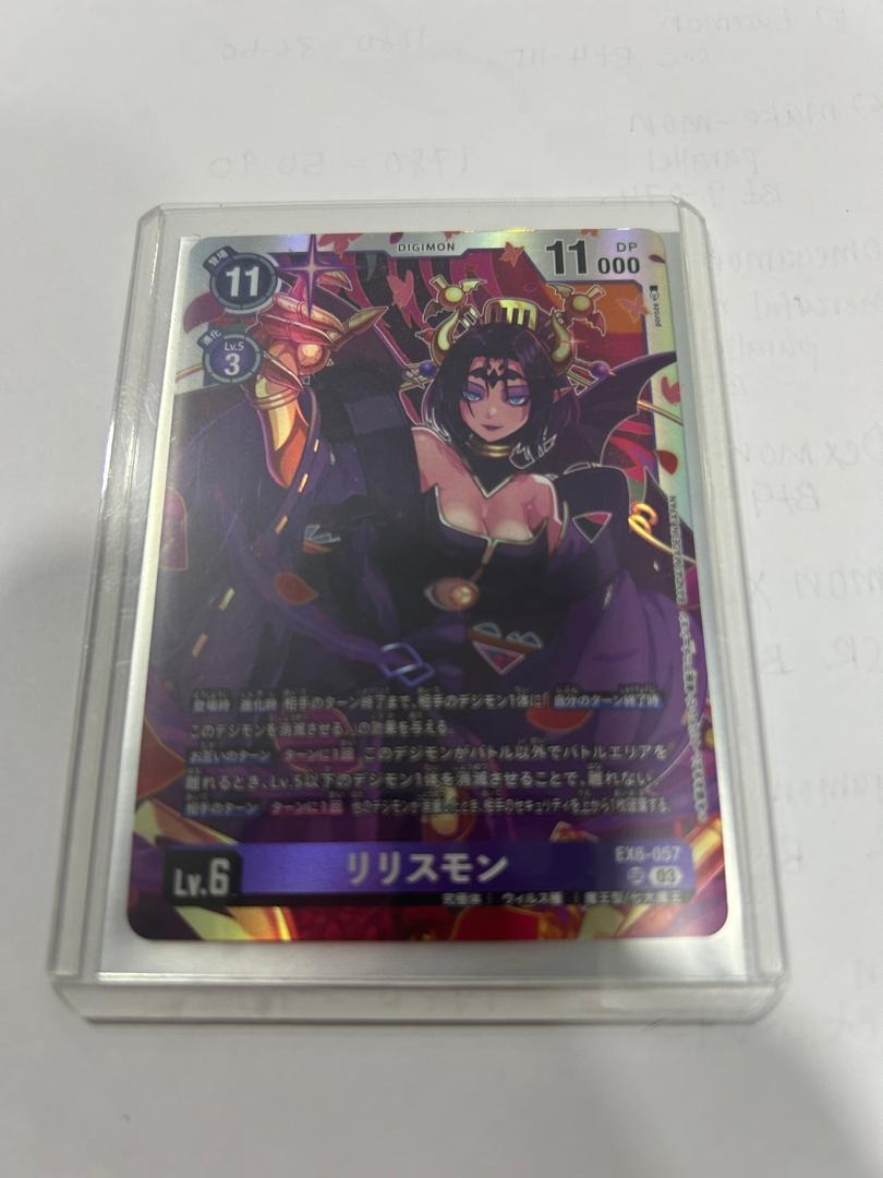 Digimon TCG: Lilithmon EX6-057 (SR), Hobbies & Toys, Toys & Games on Carousell