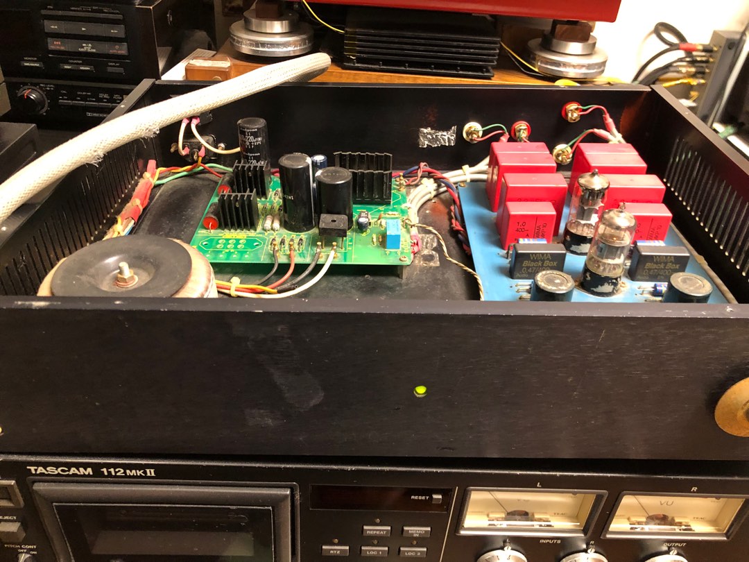 DIY vacuum tube pre amp, 音響器材, 音樂播放裝置 MP3及CD Player - Carousell