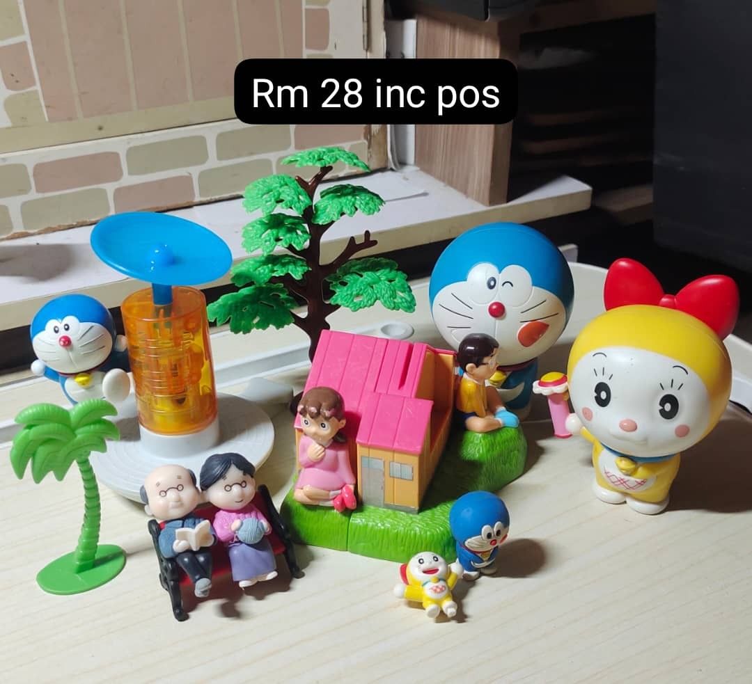 Doraemon set combo, Hobbies & Toys, Toys & Games on Carousell