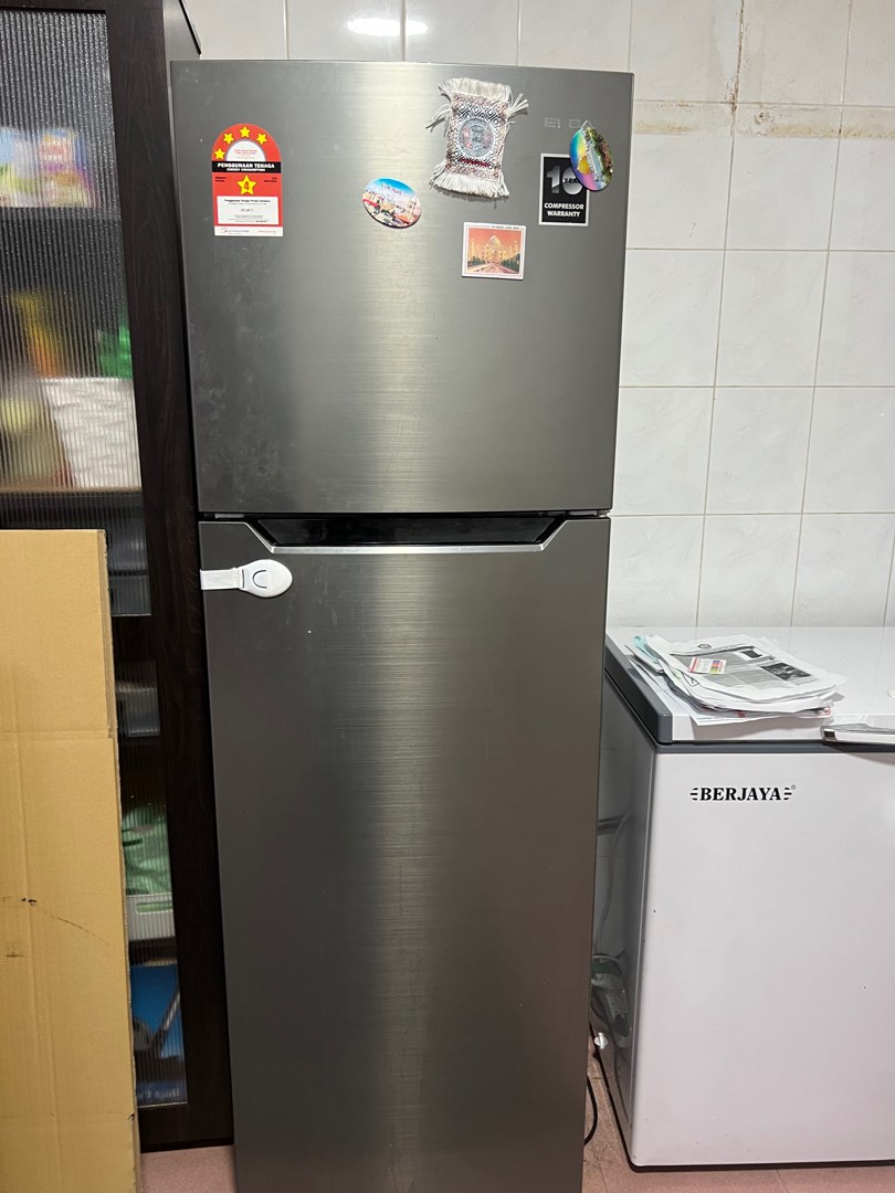 ELBA 310L (2 door fridge ) model ERG3125 (SV), TV & Home Appliances ...