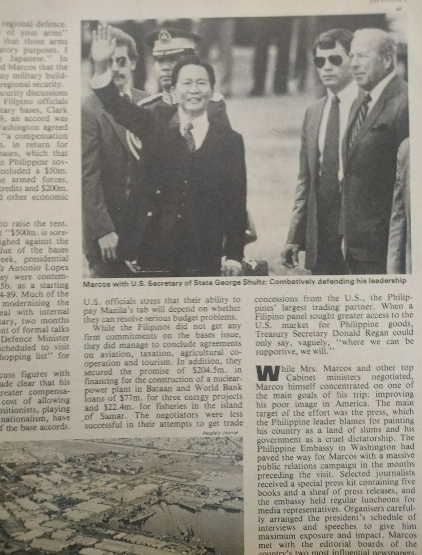 (EXTREMELY RARE) Oct. 1982 Asiaweek Magazine, Marcos & Reagan Cover ...