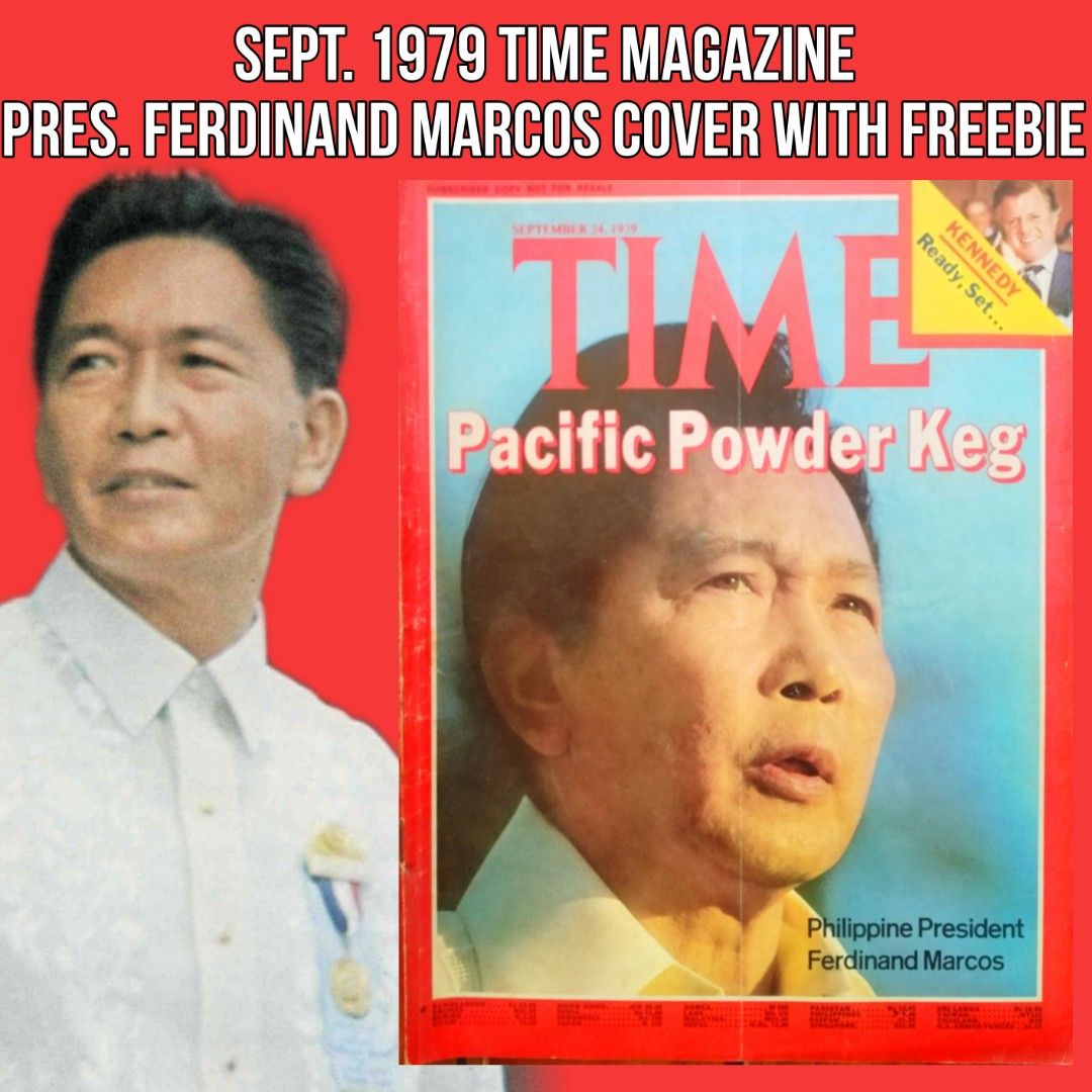 (EXTREMELY RARE) Sept. 1979 Time Magazine, President Marcos Cover with ...