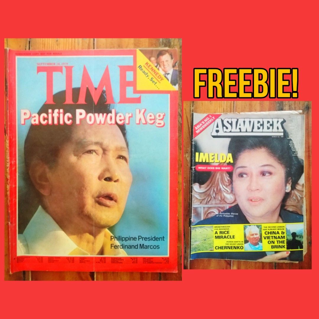(EXTREMELY RARE) Sept. 1979 Time Magazine, President Marcos Cover with ...