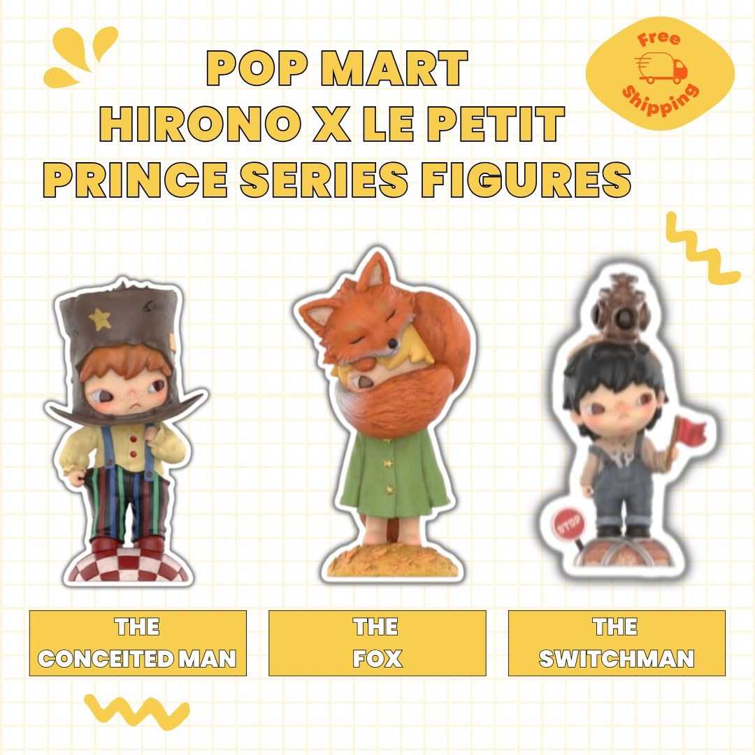 FREE SHIPPING (3) POP MART HIRONO X LE PETIT PRINCE SERIES FIGURES ...