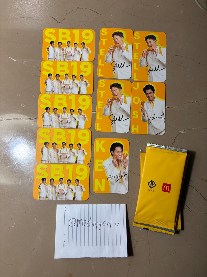 FS/Trade sb19 mcdo photocard, Hobbies & Toys, Memorabilia ...