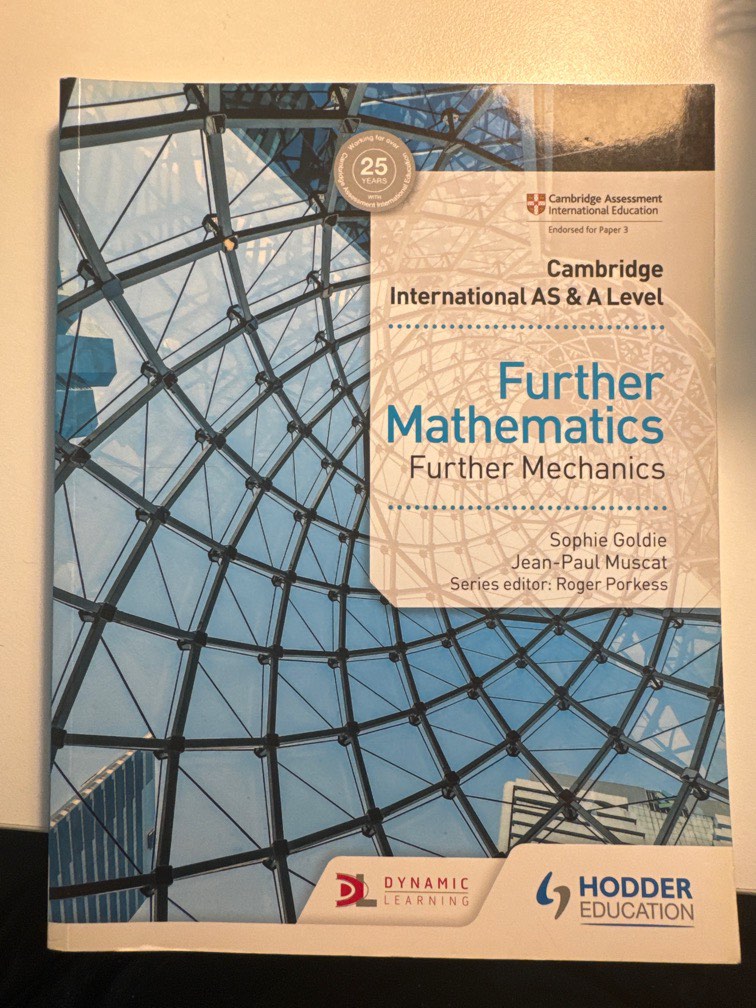 Further Mathematics Mechanics Textbook by Hooder Education, Hobbies ...