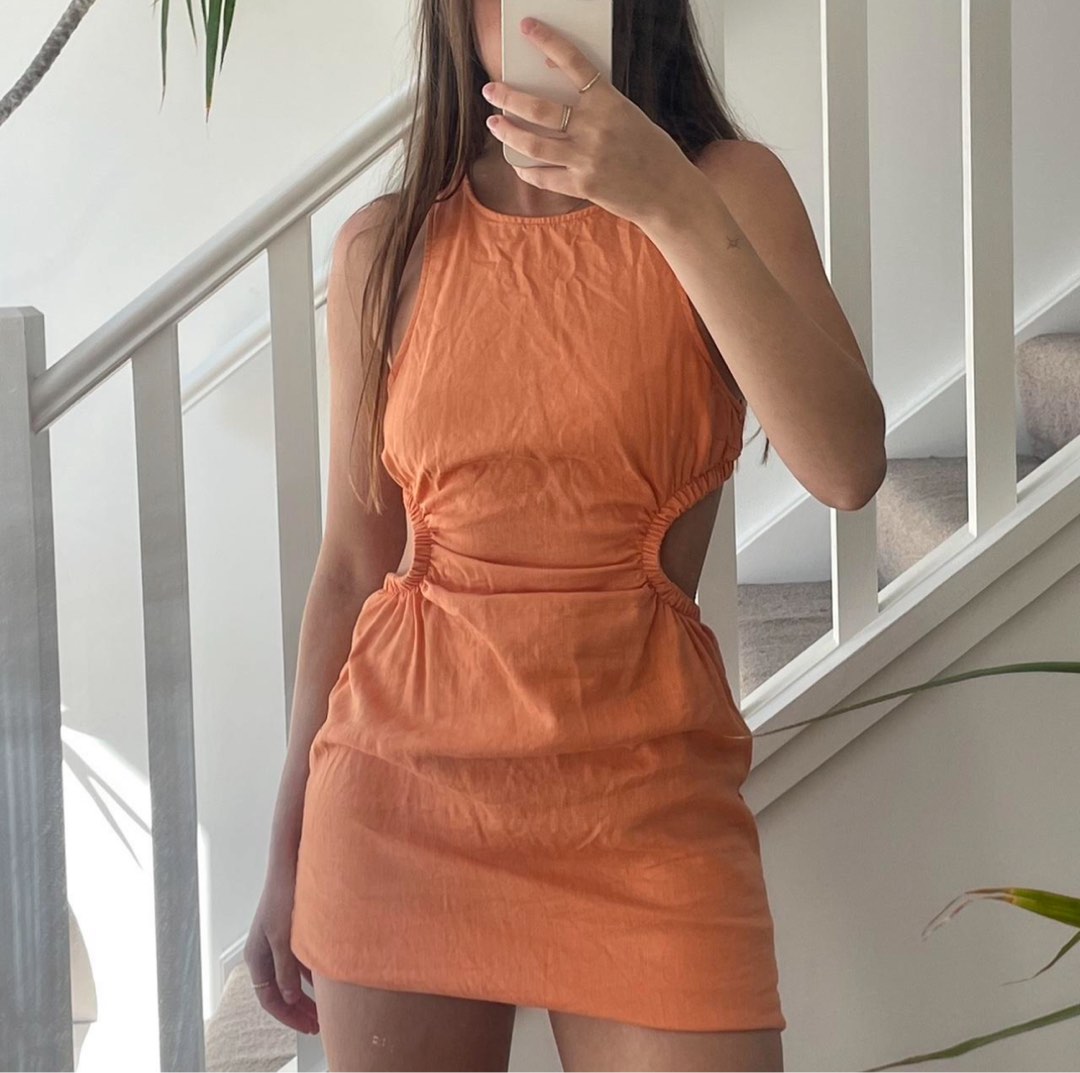 Glassons Orange Summer Dress, Women's Fashion, Dresses & Sets, Dresses ...