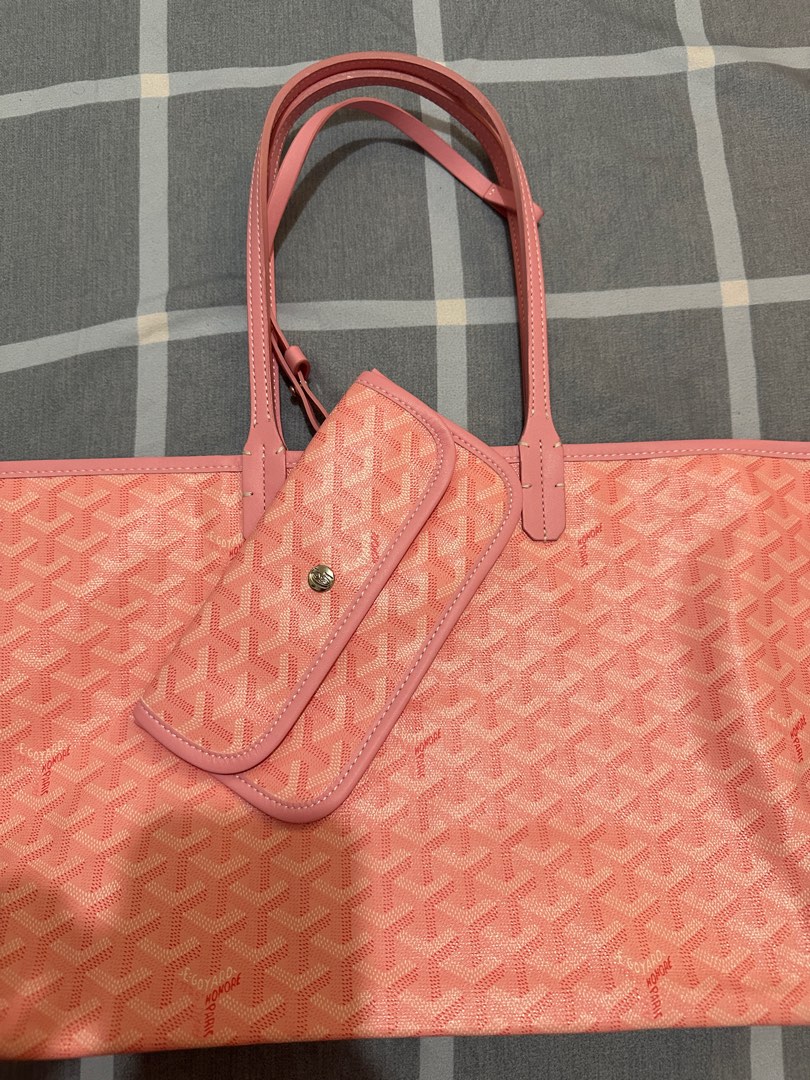 Goyard Pink Tote Bag, Luxury, Bags & Wallets on Carousell