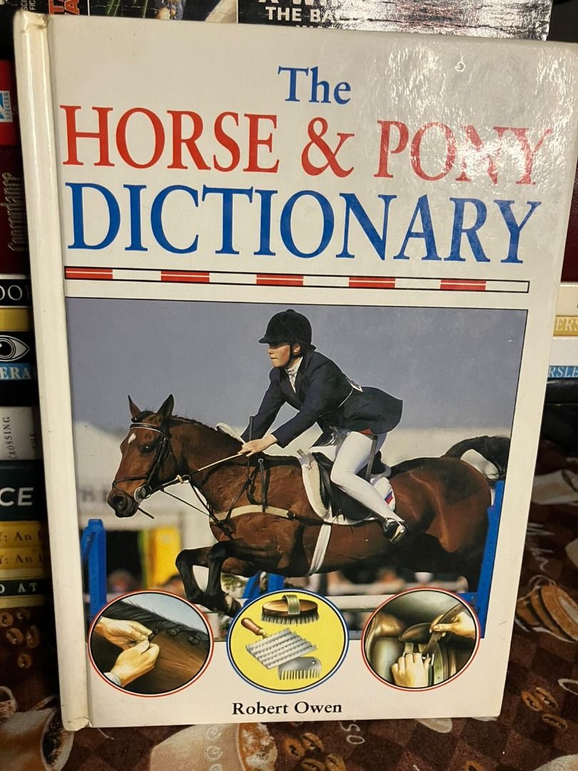 HARDBOUND 1993 Horse & Pony Dictionary Robert Owen Sports Animal ...