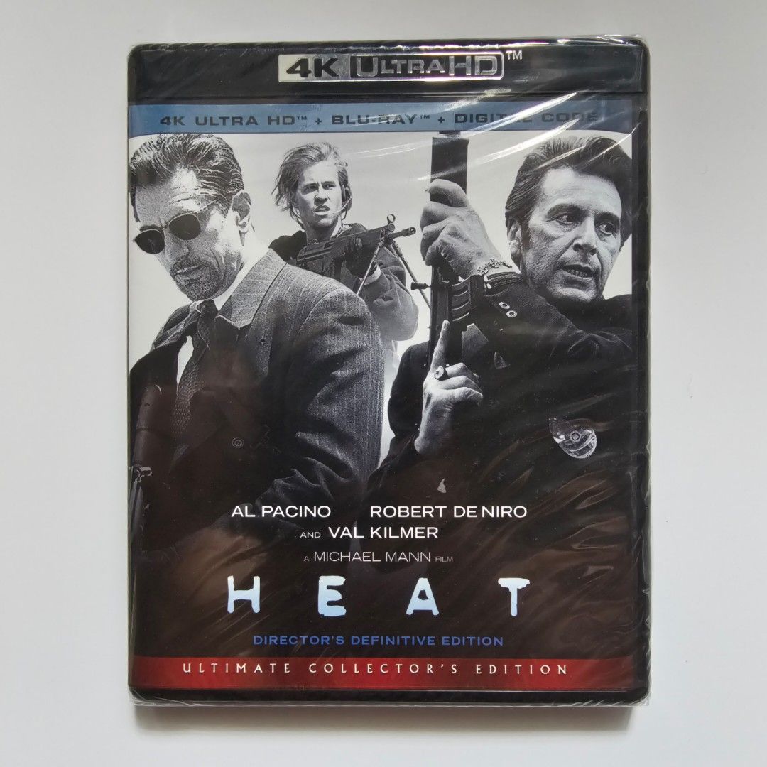 Heat 4K UHD + Blu-ray (Al Pacino, Robert DeNiro, Val Kilmer), Hobbies ...
