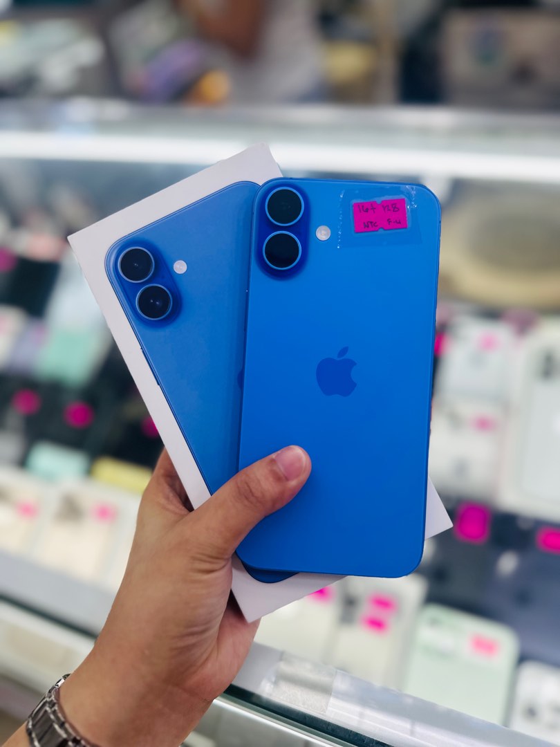 Iphone 16 Plus 128GB 100Bh hk varinat ultramarin, Mobile Phones ...