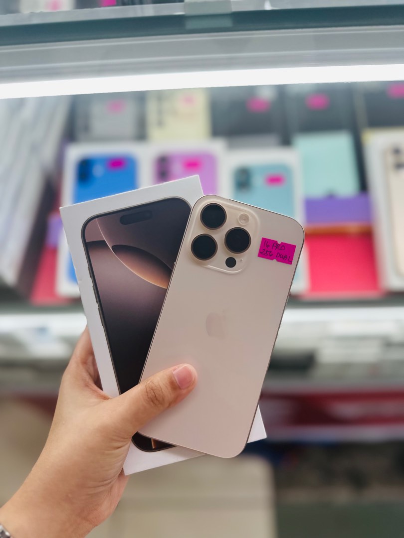 Iphone 16 Pro 256GB HK VARIANT OPENLINE 100BH DESSERT, Mobile Phones ...
