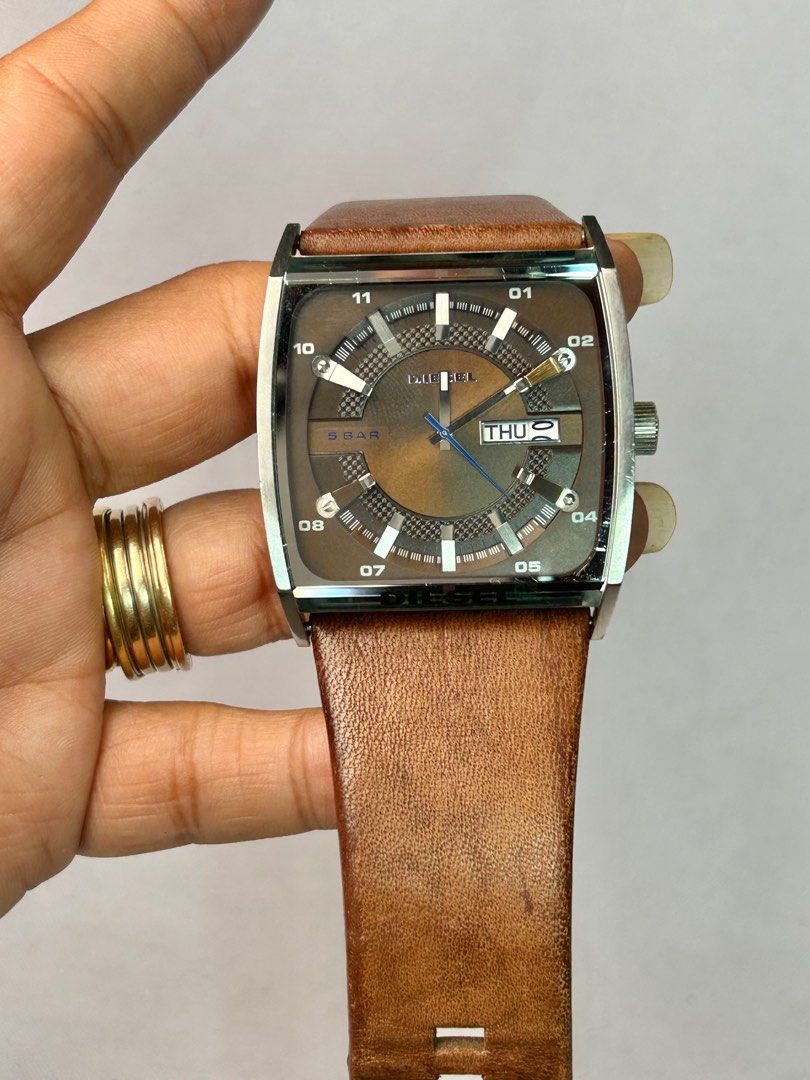JAPAN DIESEL Big watch. Leather strap. Vintage watch, Luxury, Watches ...