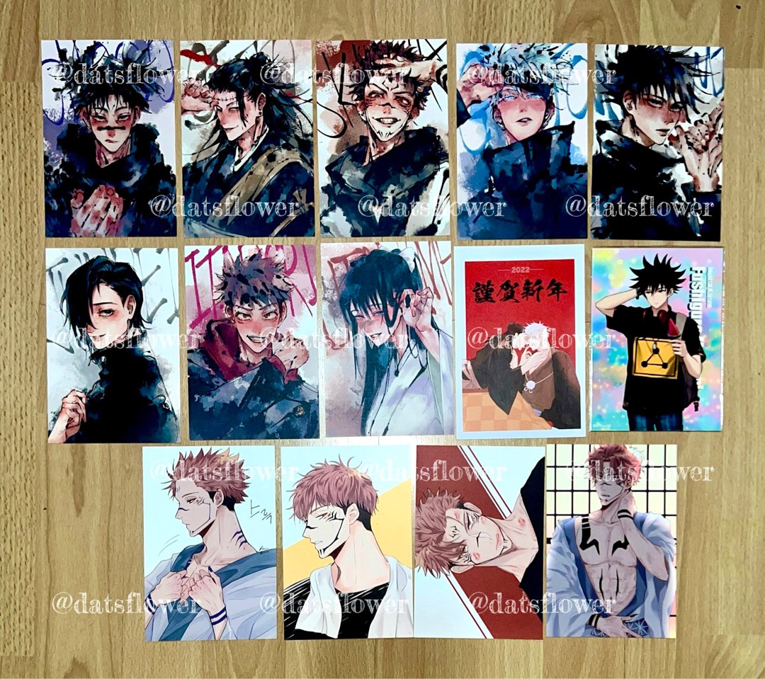 Jujutsu Kaisen JJK Postcard Set choso geto sukuna gojo megumi yuuji ...