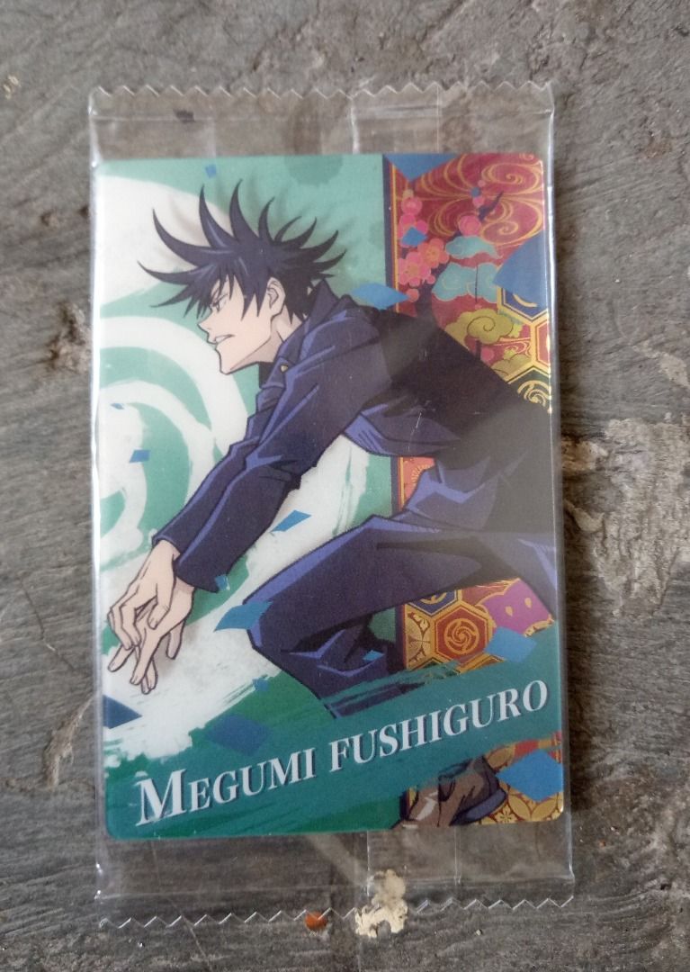 Jujutsu Kaisen Megumi Wafer Card, Toys & Collectibles, Lainnya di Carousell