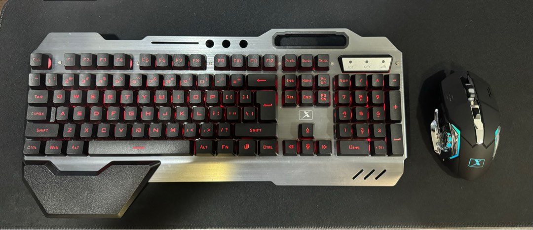 K680 2.4GHZ WIRELESS RECHARGEABLE GAMING KEYBOARD MOUSE SET, Computers ...