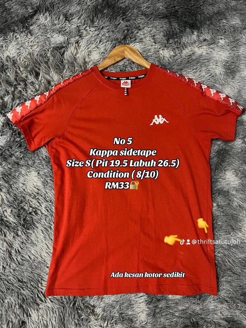 Kappa sidetape, Men's Fashion, Tops & Sets, Tshirts & Polo Shirts on ...