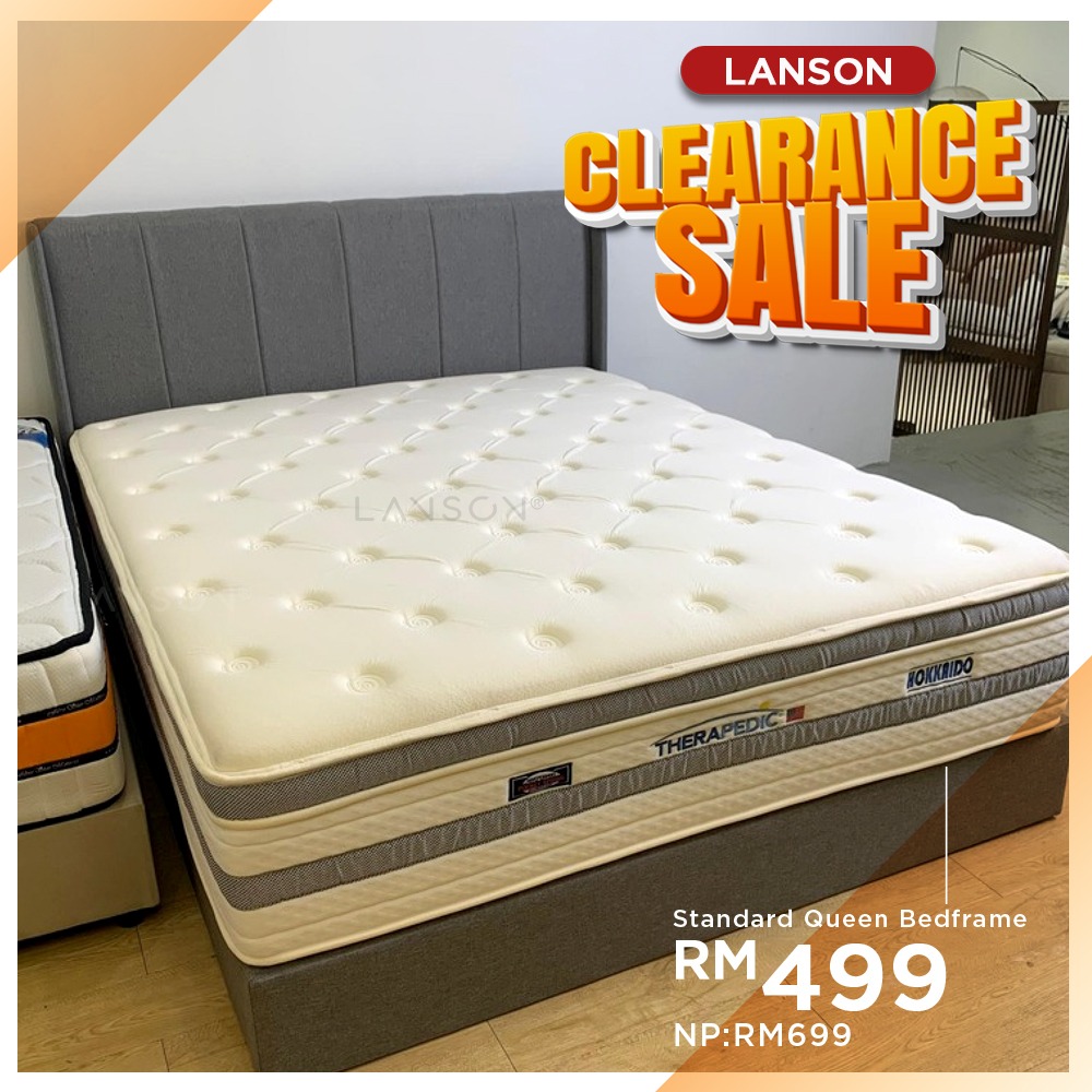 Katil Divan Queen Bedframe Modern Display Showroom No defect Seri ...