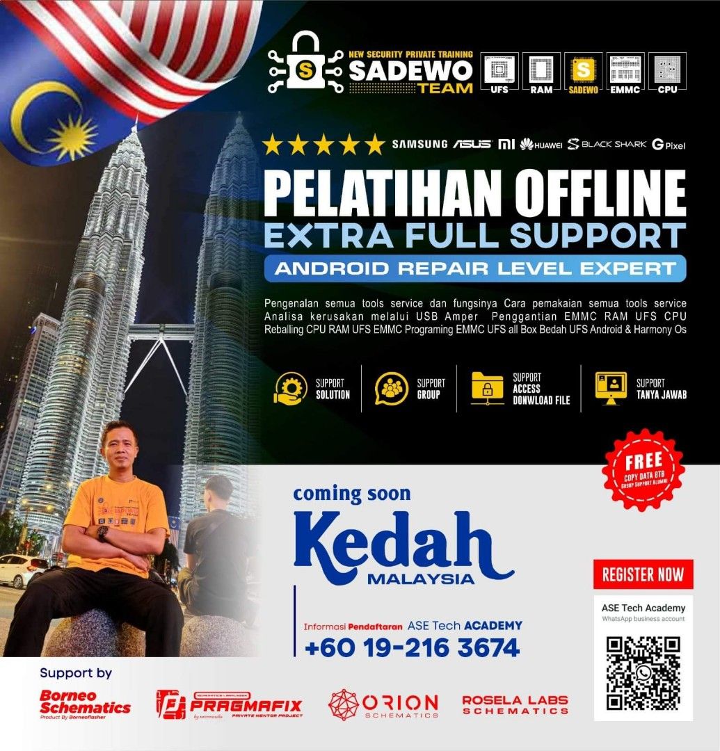 KELAS BAIKPULIH REPAIR PHONE "ANDROID EXPERT" SADEWO PCB INDONESIA DI KEDAH DAN PENANG SESI 2025 ...