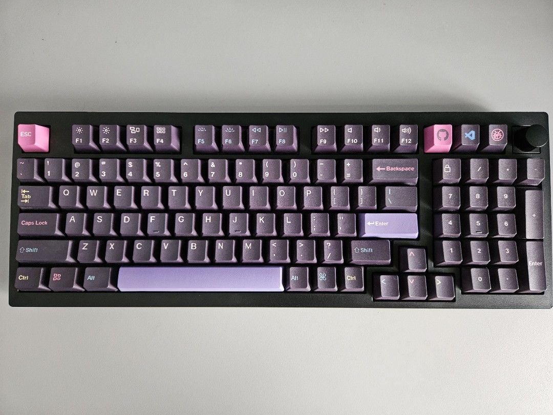 Keychron V5 96% Mechanical Keyboard RGB with Knob Ver Barebone/With ...