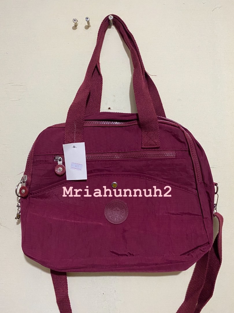 Kipling bag - Maroon, Women's Fashion, Bags & Wallets, Shoulder Bags on ...