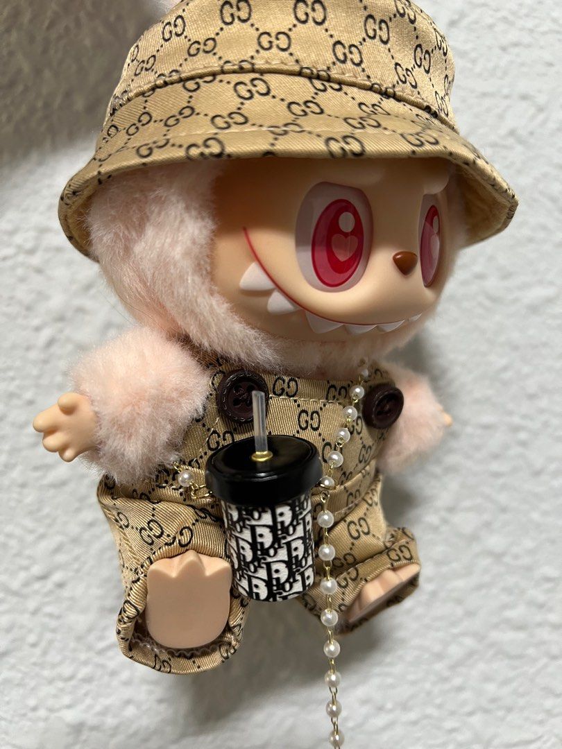 Labubu bubble tea clothes set, Hobbies & Toys, Toys & Games on Carousell