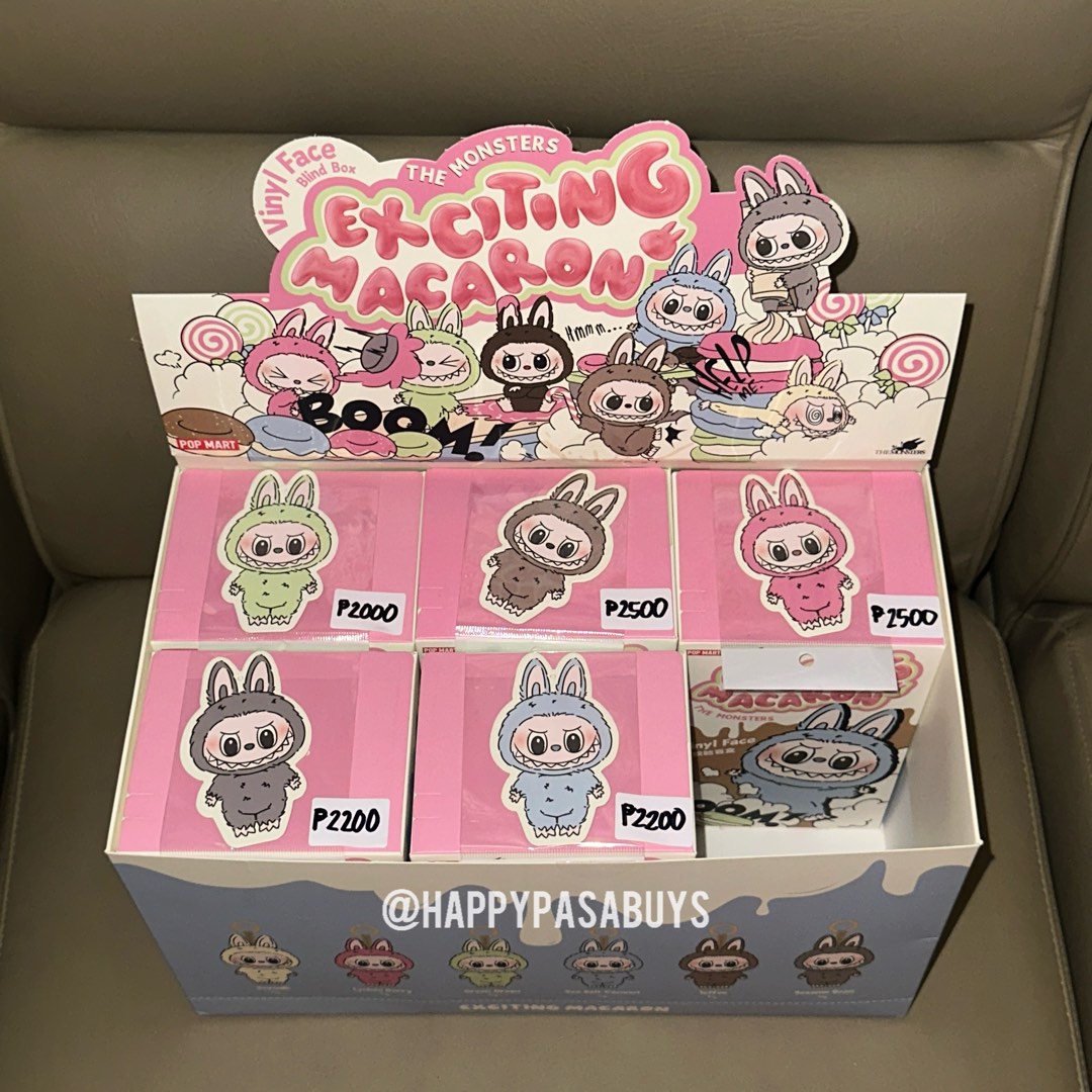 Labubu Exciting Macaron Sealed Foil, Announcements on Carousell