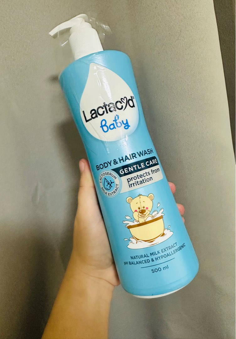 Lactacyd Baby Wash 500ML with Freebies, Babies & Kids, Bathing ...