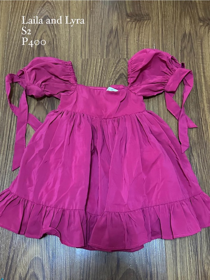 Laila and Lyra Pink Dress, Babies & Kids, Babies & Kids Fashion on Carousell