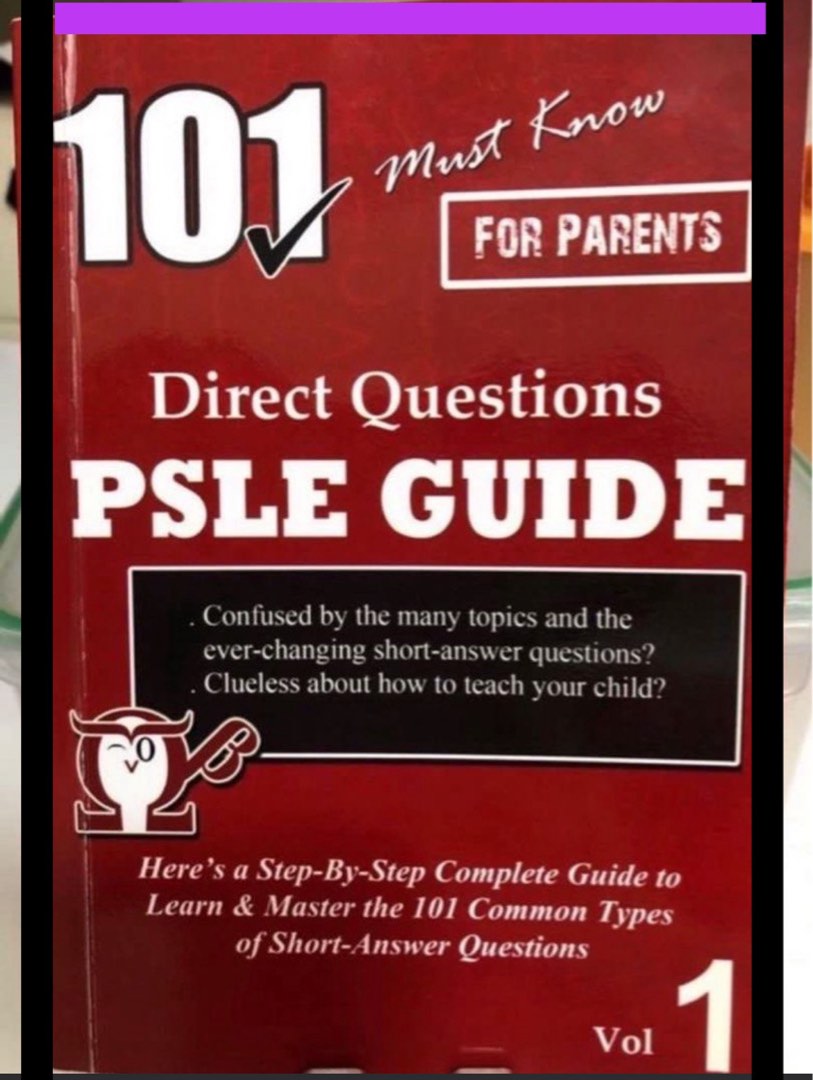 LEARNING OUT OF THE BOX LOB 101 must know PSLE GUIDE direct questions, Hobbies & Toys, Books ...