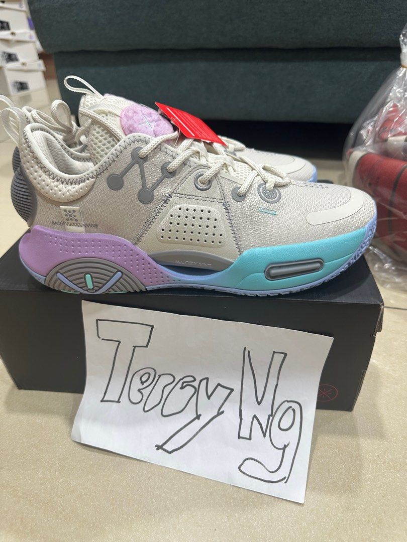 Lining way is Wade all city 9 cotton candy basketball shoe, Men's ...