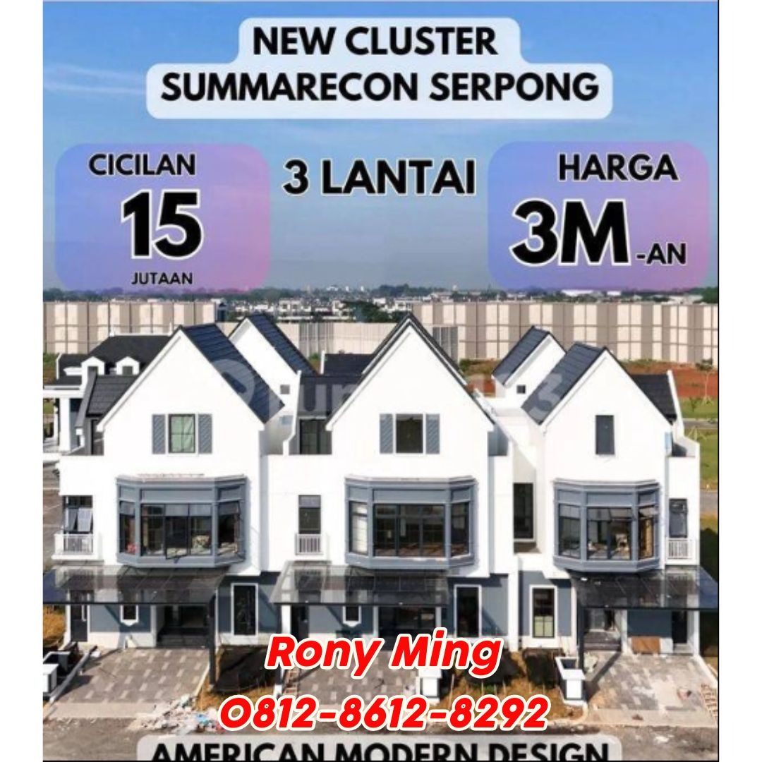 Louise Summarecon Serpong Modern Classic 3 Lantai Resort Serenity, Properti, Dijual di Carousell