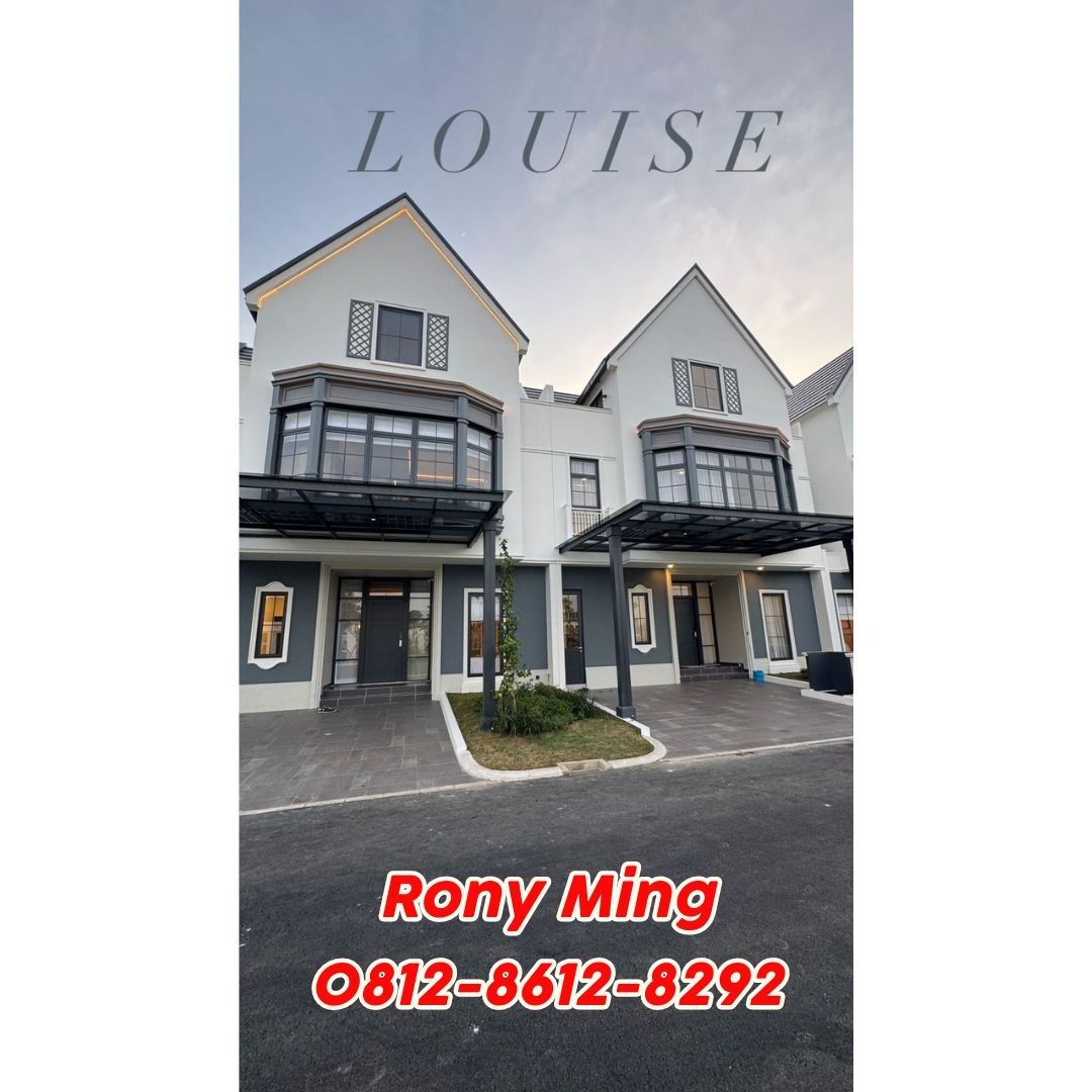 Louise Summarecon Serpong Modern Classic 3 Lantai Resort Serenity ...