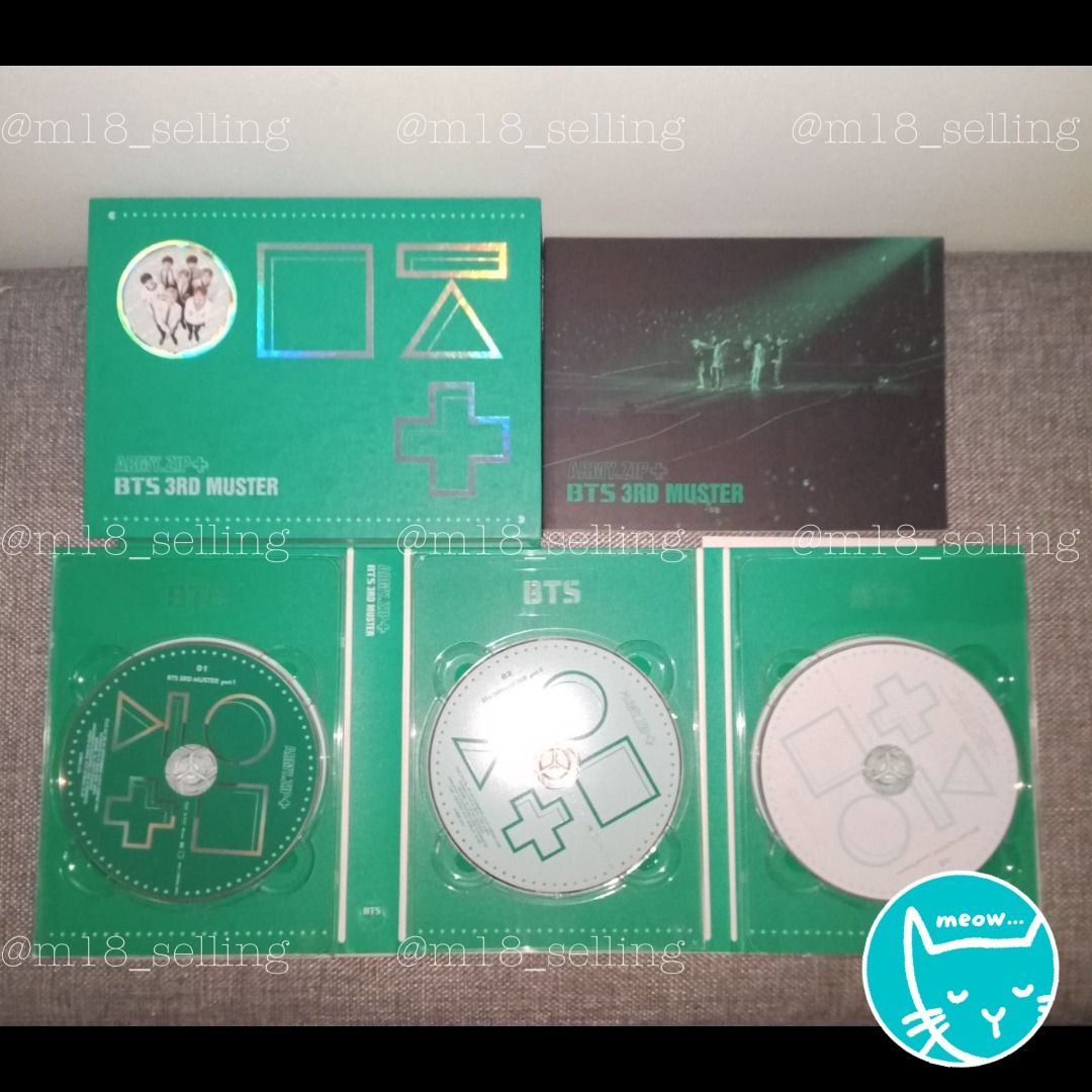 NOV SALE Php300 OFF! [m18 BTS MERCH] 3RD MUSTER DVD, Hobbies & Toys ...
