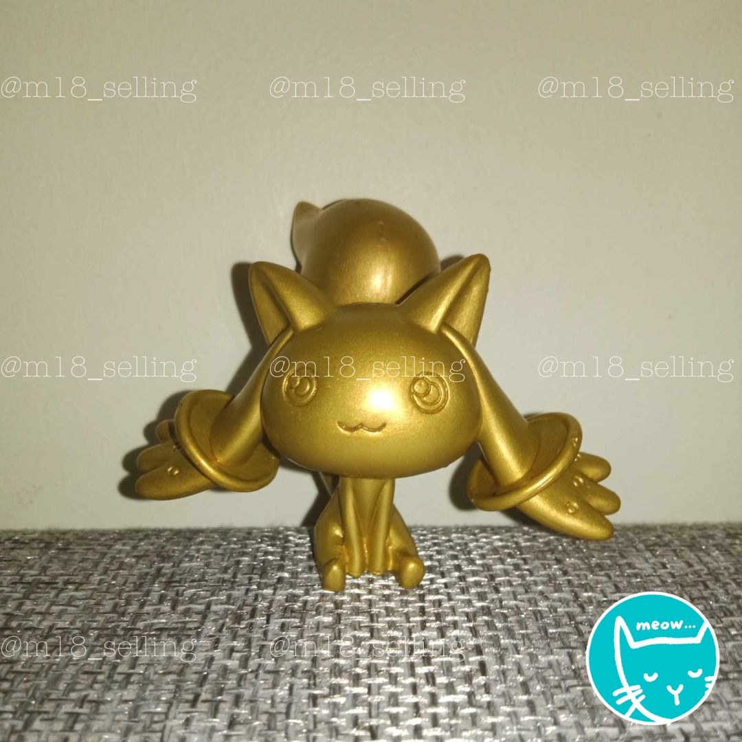 [m18 ANIME MERCH] Puella Magi Madoka Magica - Gold Kyubey Figure ...