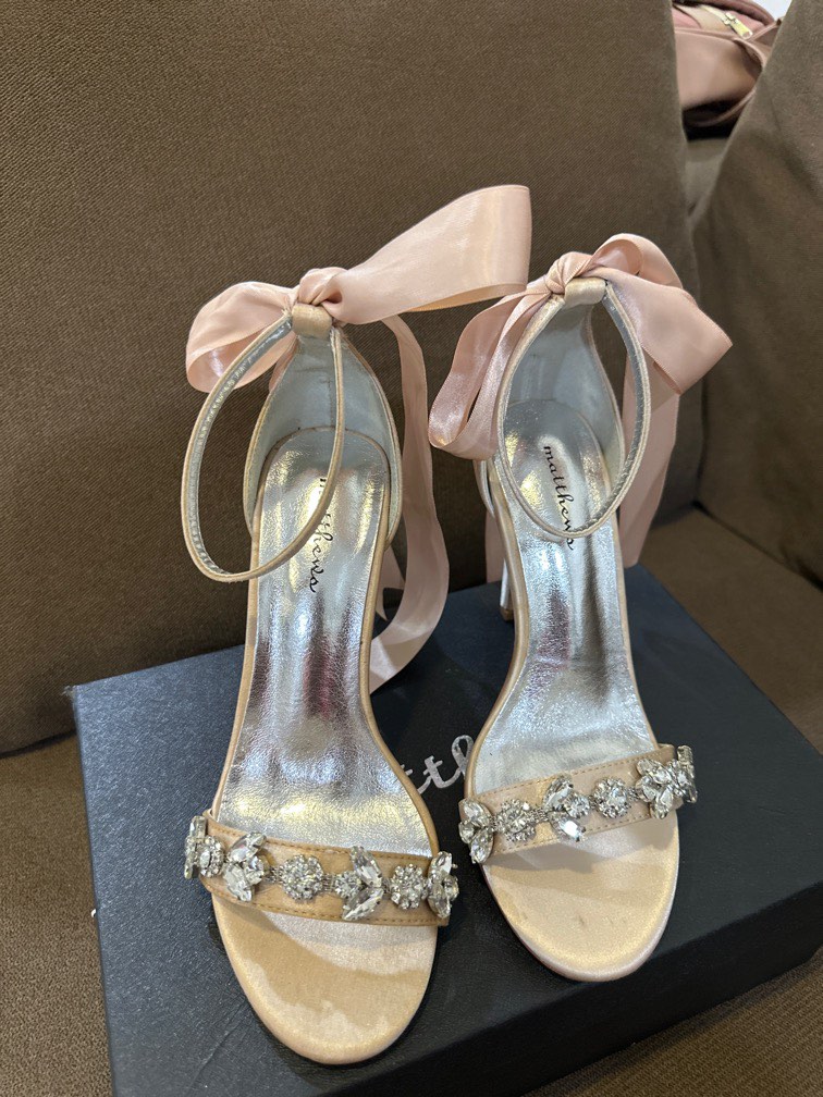 Matthews High Heels (Cream Color), Women's Fashion, Footwear, Heels on ...