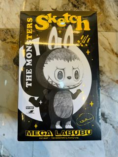 Mega Labubu SKETCH 400%, Hobbies & Toys, Toys & Games on Carousell