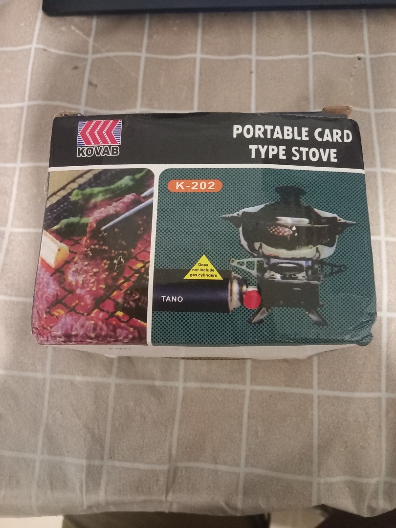 Mini Gas Stove (Portable Card Type Stove KOVAB), Sports Equipment ...