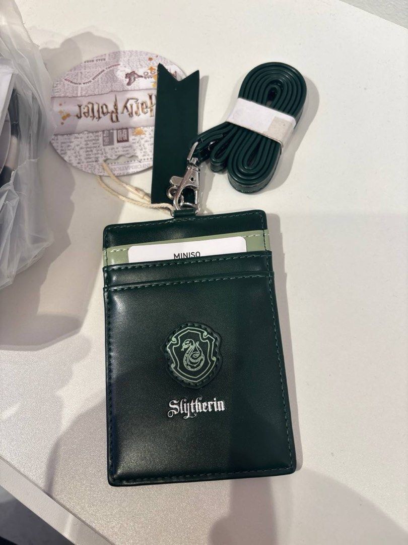 Miniso x harry potter lanyard Slytherin, Women's Fashion, Bags & Wallets, Wallets & Card holders ...