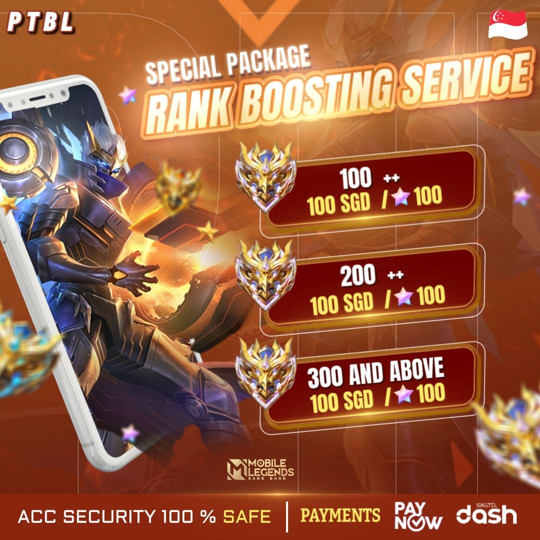 Mobile Legends rank boost | MLBB Rank boost | Mlbb Joki | Mobile legend ...