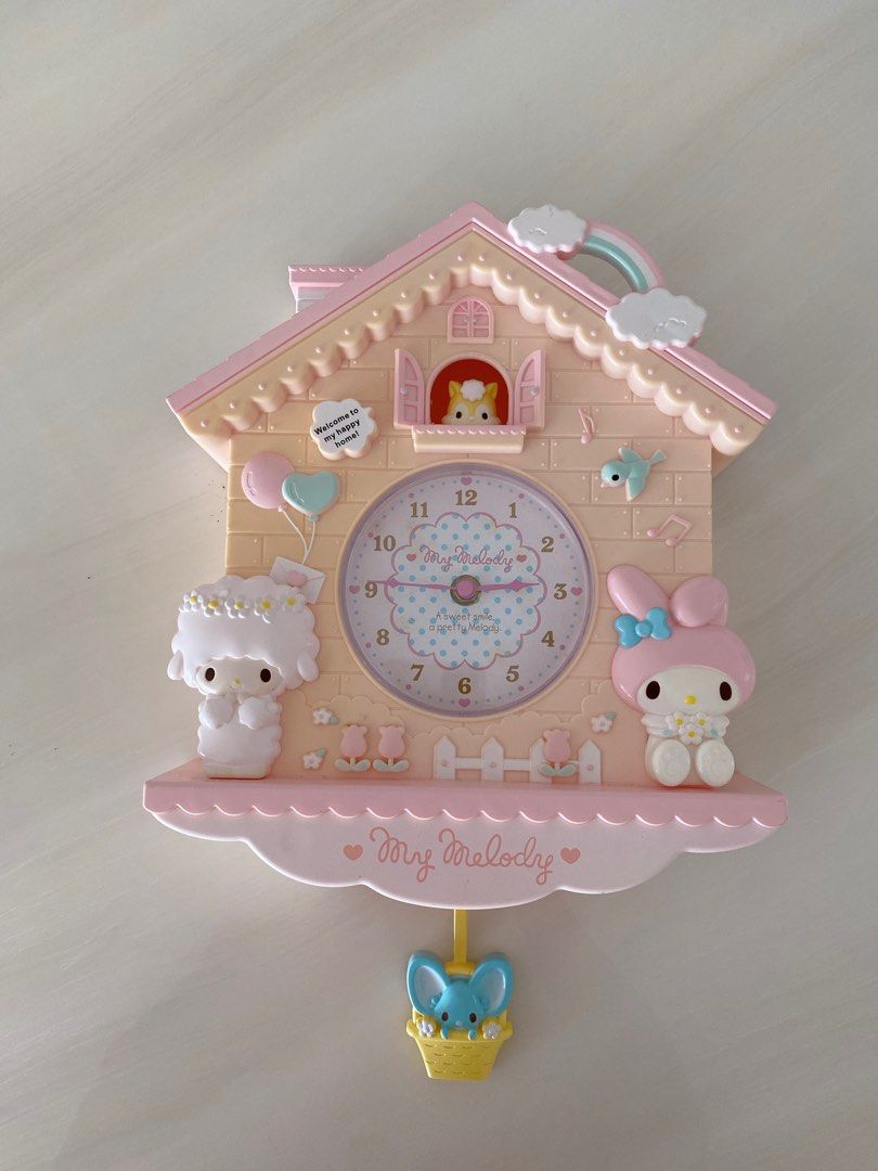 My melody & friends wall clock, Babies & Kids, Baby Nursery & Kids ...