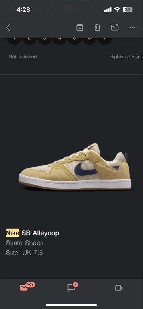 NIKE ALLEYPOOP, Men's Fashion, Footwear, Sneakers on Carousell