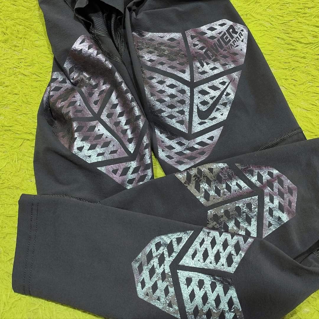 NIKE PRO HYPER POWER VAPOR COMPRESSION TIGHT *grey - LEGGING SPORT PRIA ...
