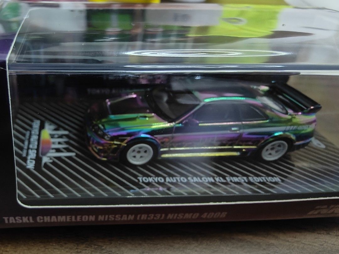Inno64 Nissan R33 Nismo Tokyo Auto salon TASKL 1/64, Hobbies & Toys ...