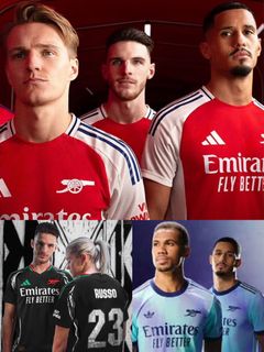 Original Arsenal 24/25 Third kit player issue, Men's Fashion ...