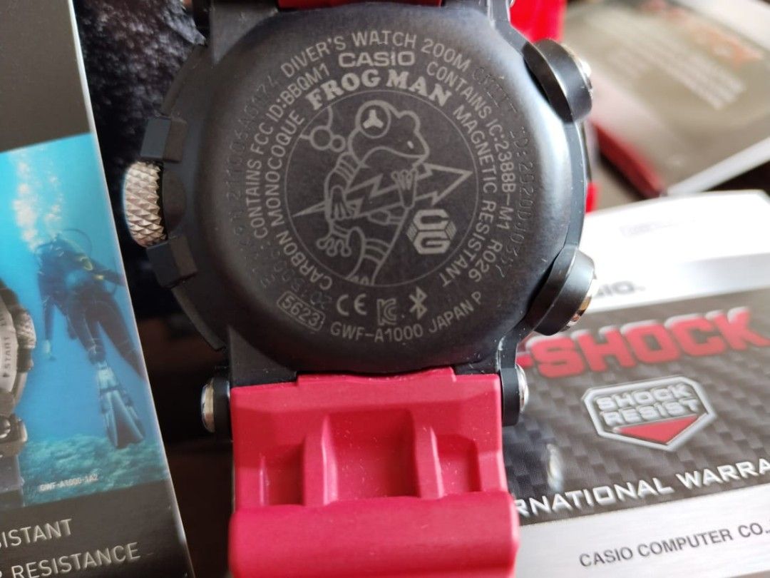 Original Frogman G-shock GWF A1000, Men's Fashion, Watches ...