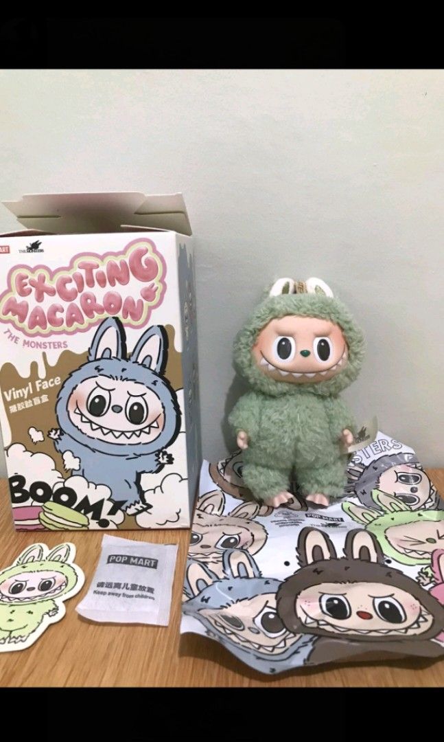 Original Labubu Green Grape, Hobbies & Toys, Toys & Games on Carousell