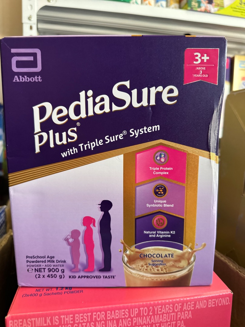 Pediasure plus3+ choco 900g, Babies & Kids, Nursing & Feeding ...